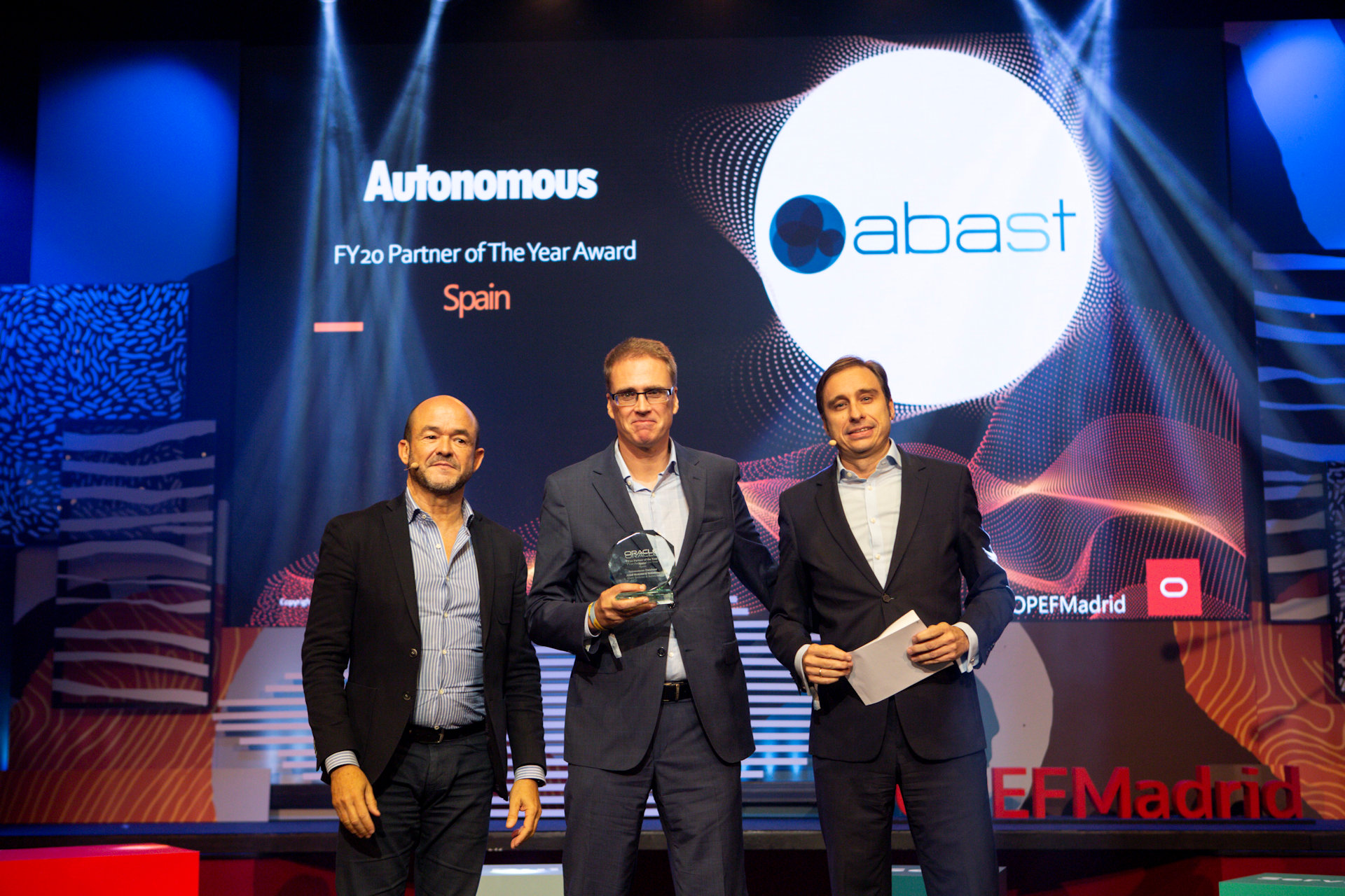 ABAST premiado por partida doble en el Oracle Partner Executive Forum ...